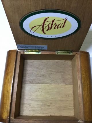 Astral Cigars Wooden Box Made In Honduras 25 Cigar Box | #27478272