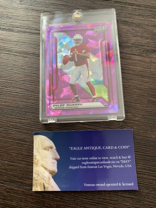 2019 Panini National VIP Purple “Cracked Ice” NFL QB Kyler Murray ...