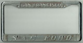 RARE Yreka California Jim Wilson Ford Vintage FoMoCo Dealer License ...