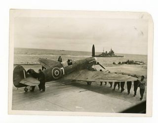Photograph Of Supermarine Seafire SR537 Heavy Landing On HMS Implacable ...