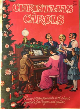 Vintage Christmas Carols Music Book F. D. Lohman Karl Schulte 1952 Dell ...