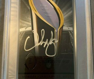 Ohio State Buckeyes Urban Meyer National Championship Signed Ticket ...