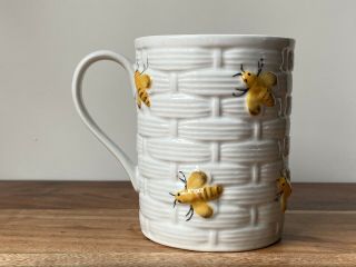 Vintage Save The Bees Mug Andrea By Sadek Honey Bee Basket Pattern ...