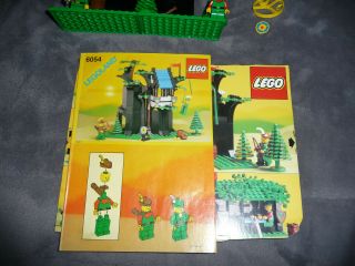 Lego 6054 Forestman ' S Hideout Legoland Set With Instructions And Mini ...