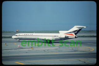 Slide, Delta Air Lines Boeing 727 - 232 (N489DA) At Boston, 1977 ...
