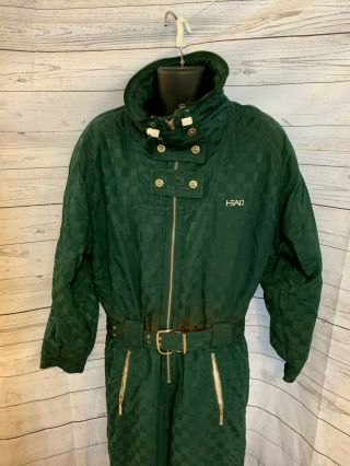 Vintage Head Sportwear Men’s A One Piece Snow Ski Snowsuit Zipper Front ...
