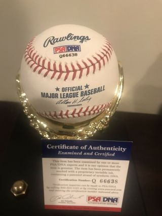 Tom Seaver Hof 92 Autographed Major League Baseball 311 W’s Psa ...
