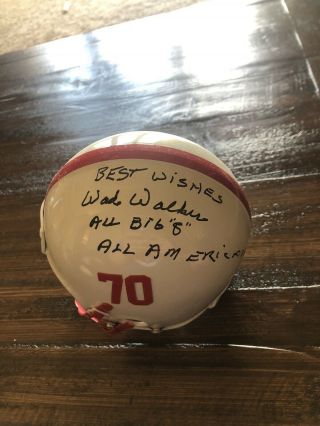 Kurt Burris Oklahoma Sooners Signed Throwback Mini Helmet Autograph OU ...