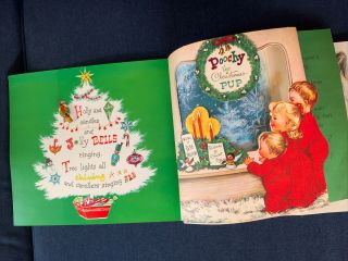 Poochy The Christmas Pup Pop Up Book With Tin Toys By Beth Vardon 1950 ...