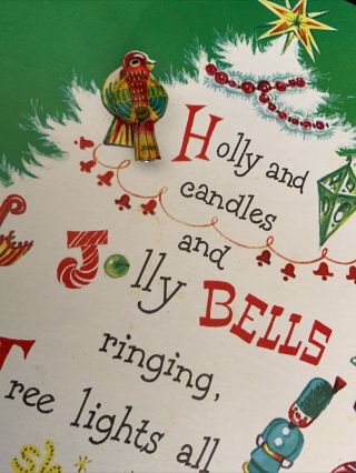 Poochy The Christmas Pup Pop Up Book With Tin Toys By Beth Vardon 1950 ...