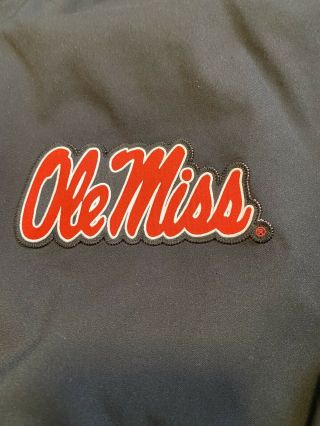 Men’s Nike Dri Fit Ole Miss Black Full Zip Windbreaker Jacket 2XL NCAA ...