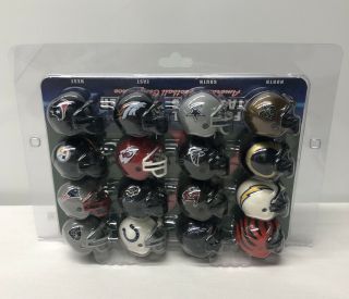 Mini Micro Helmets NFL Complete Set Of 32 NFL Teams W/ Standings ...