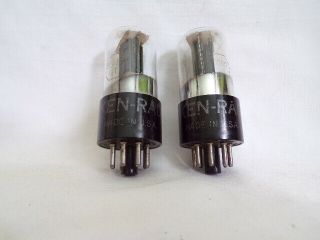 Matched Pair Ken - Rad 2A6 Vacuum Tubes Made In USA | #51377981
