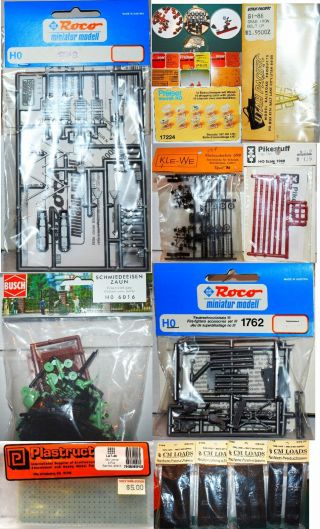 Over 15 Assorted Detail Parts HO Scale S25XP8 | #33862030