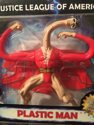 HASBRO 1999 JLA PLASTIC MAN ACTION FIGURE DC JUSTICE LEAGUE OF AMERICA ...