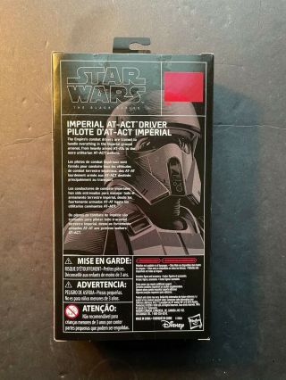 Hasbro Star Wars The Black Series Imperial AT - ACT Driver Target ...