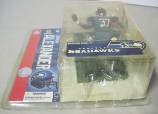 MISP McFARLANE NFL SERIES 14 SEATTLE SEAHAWKS SHAUN ALEXANDER ACTION ...