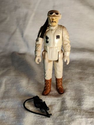 Vintage 1980 Star Wars Hoth Rebel Commander Action Figure | #21123975