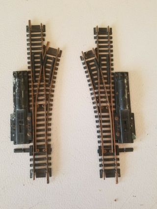 3) Atlas HO Scale Train Turnout Switches 2 Right & 1 Left | #21536968