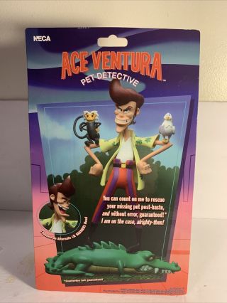 Neca Ace Ventura Pet Detective Classic 6”Action Figure With Animals ...
