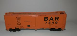 Athearn HO Scale Bangor & Aroostook BAR 7549 Reefer Car With Kadees (B ...