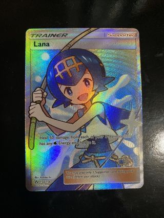 Lana Trainer 150/156 Full Art Pokemon TCG Ultra Prism M/NM | #51488977