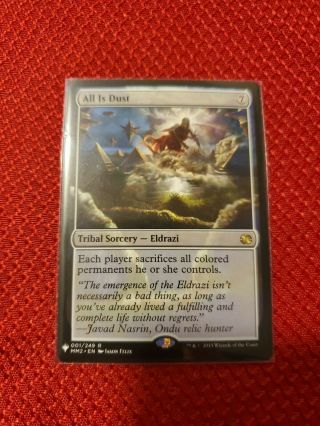 MTG 1x All Is Dust X1 - Mystery Booster NM English | #56506926