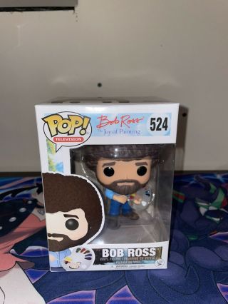 Funko POP Television Joy Of Painting 560 Bob Ross And Peapod Target ...