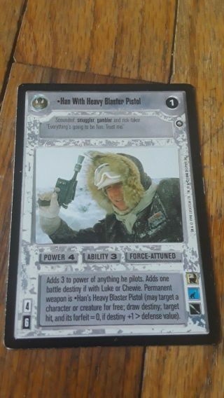 DECIPHER STAR WARS CCG: ENHANCED PREMIERE: LEIA WITH BLASTER RIFLE ...