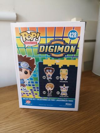 Funko Pop Vinyl - Tai Kamiya 428 Digimon Animation Figure | #40923736