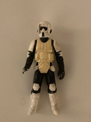 Vintage 1983 Star Wars Biker Scout Trooper Action Figure Kenner ROTJ ...