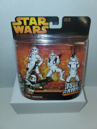 Star Wars Clone Troopers - Build Your Army Revenge Of The Sith Deluxe ...