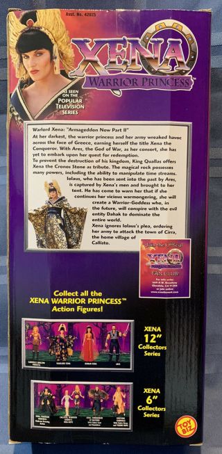 1999 Toy Biz Xena: Warrior Princess 12 " Collector Series Warlord Xena ...