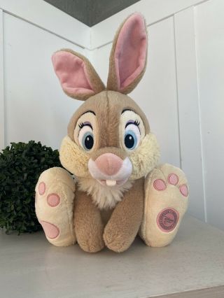 Disney Store MISS BUNNY Plush Stuffed Toy BAMBI Thumper ' S Girlfriend ...