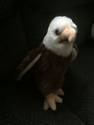 WILDLIFE ARTISTS Bald Eagle Stuffed Animal Plush 10” Wild And Wonderful ...