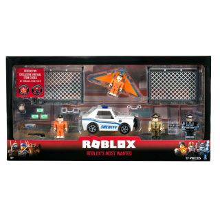 Roblox Most Wanted Play Set W/ Includes 2 Exclusive Virtual Items 17pcs ...