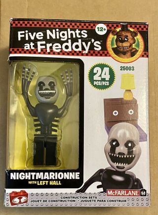 Five Nights At Freddy ' S Nightmarionne With Left Hall Building Set ...