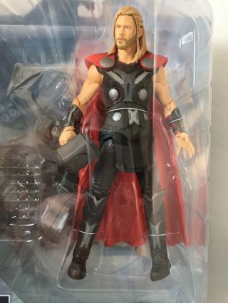 MARVEL DIAMOND SELECT MCU AGE OF ULTRON THOR (CHRIS HEMSWORTH) NIP 7IN ...