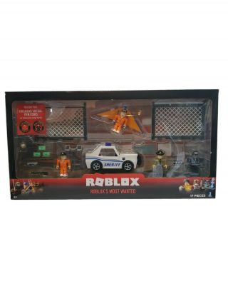 Roblox Most Wanted Play Set W/ Includes 2 Exclusive Virtual Items 17pcs ...
