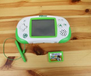 LeapFrog Leapster Explorer Console Learning Game System W/case & Mr ...