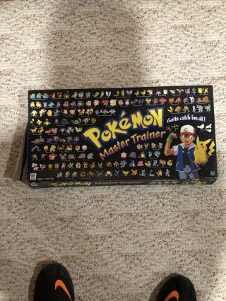 Pokemon Master Trainer Black Edition Board Game 1999 Agatha/Gengar ...