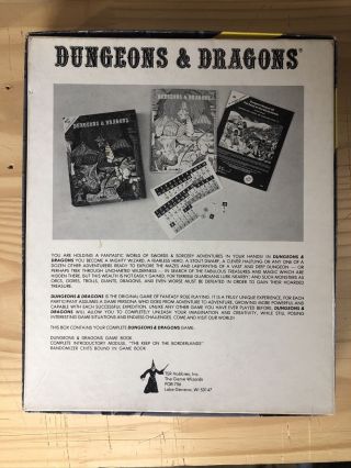 Dungeons And Dragons Basic Set 1001 1979 7th Printing Gary Gygax TSR B2 ...