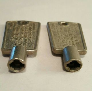 2 Vintage Replacement Child Safety National Cabinet Lock Keys - Cabinet ...
