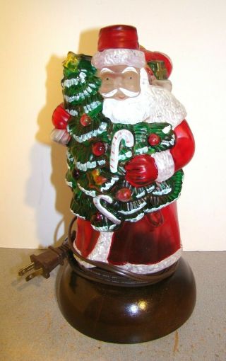 Merck Old World Christmas 2013 Santa With Penguin Pals Light Lamp W/Box ...