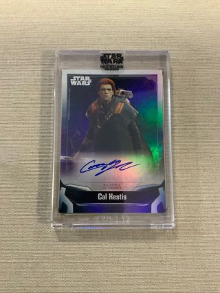 2021 Topps Star Wars Signature Series Cameron Monaghan As Cal Kestis ...