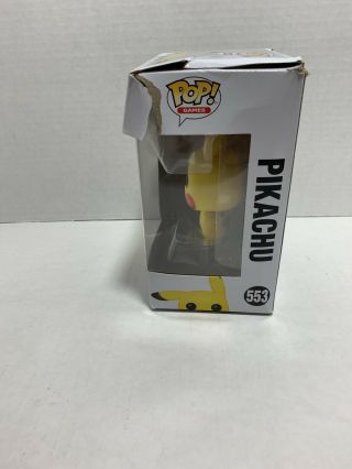 Funko Pop Games Pokemon Pikachu (Waving) 553 (open Box) | #42423535