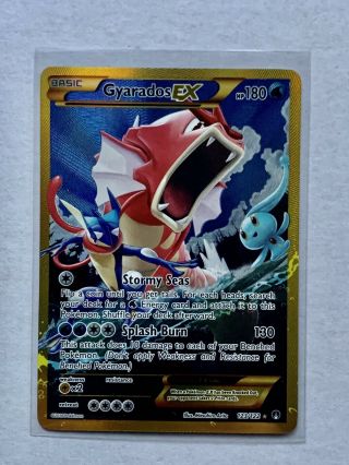 PSA 9 - Gyarados EX 123/122 - Pokemon XY BREAKpoint - Full Art Secret ...