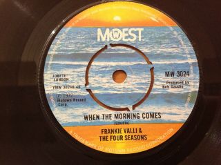 FRANKIE VALLI & THE FOUR SEASONS - 1972 Vinyl 45rpm 7 - Single - THE ...