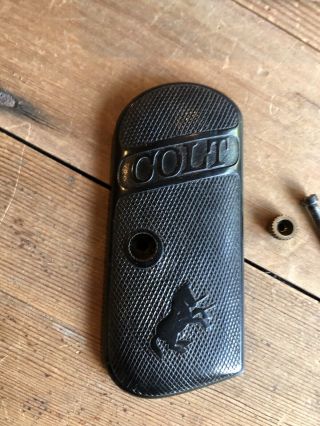 Vintage Colt Model 1903 1908 Hammerless Pocket Pistol Grips In RM Box ...