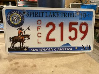 North Dakota License Plates Spirit Lake Tribal Indian | #27924660